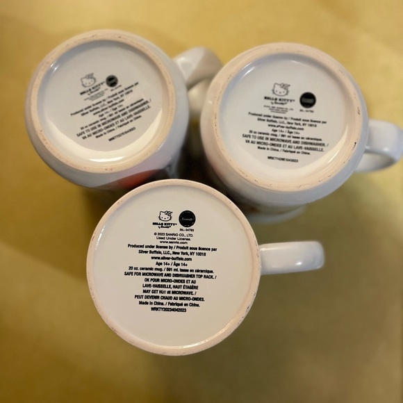 Hello Kitty | Kitchen | Nwt Hello Kitty Bundle Of 3 Mugs | Poshmark